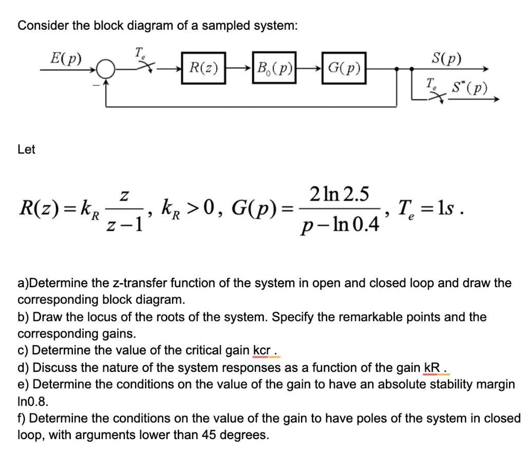 a)Determine the z-transfer function of the system | Chegg.com