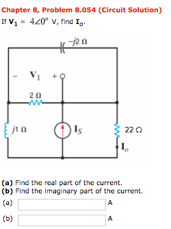 Solved Chapter 8, Problem 8.052 Given the network in the | Chegg.com