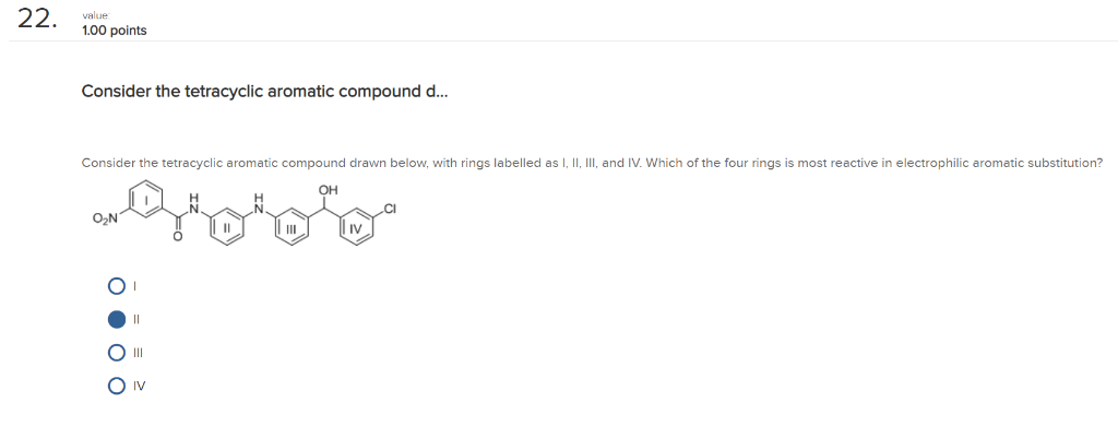 Solved value 22. 1.00 points Consider the tetracyclic | Chegg.com Solved value 22. 1.00 points Consider the tetracyclic | Chegg.com
