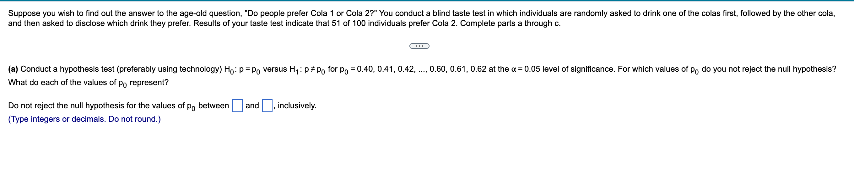 Solved What do each of the values of p0 represent? Do not | Chegg.com
