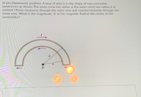 Solved 16 pts) Homework problem. A loop of wire is in the | Chegg.com