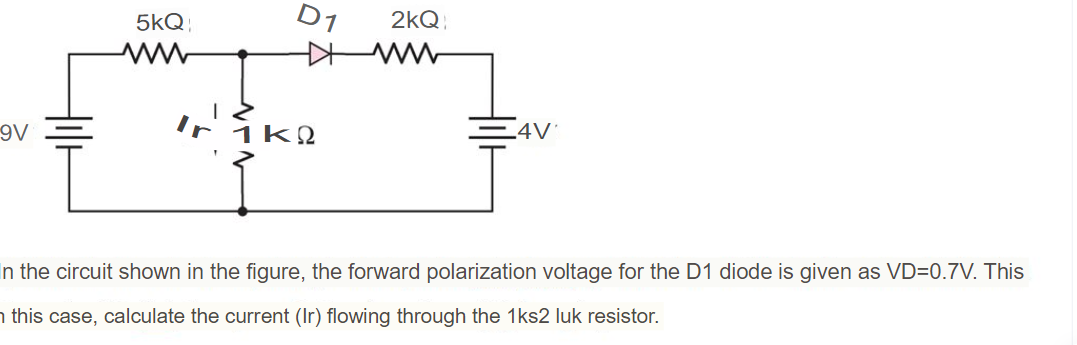 Solved n the circuit shown in the figure, the forward | Chegg.com