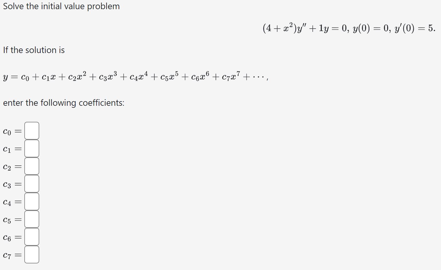 Solved Solve the initial value problem | Chegg.com