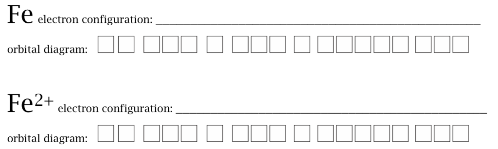 Solved Write the ground state electron configuration and | Chegg.com