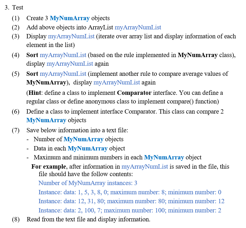 Solved Write a Java program to: 1. Design an interface | Chegg.com
