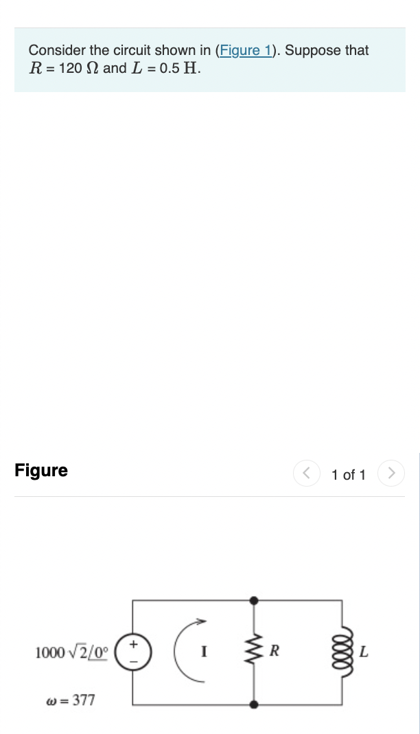 [Solved]: Consider the circuit shown in (Figure 1). Suppose