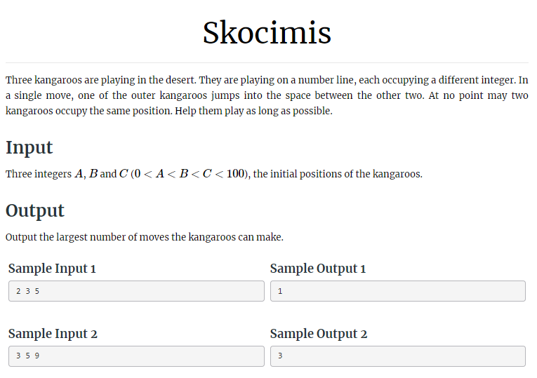 Solved Skocimis Three kangaroos are playing in the desert. | Chegg.com