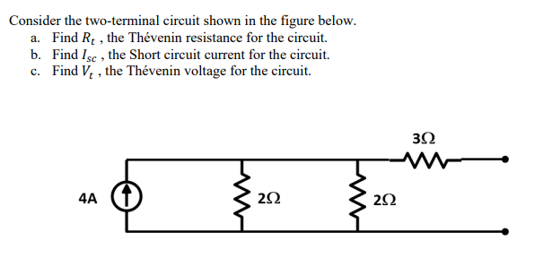 Solved Consider the two-terminal circuit shown in the figure | Chegg.com