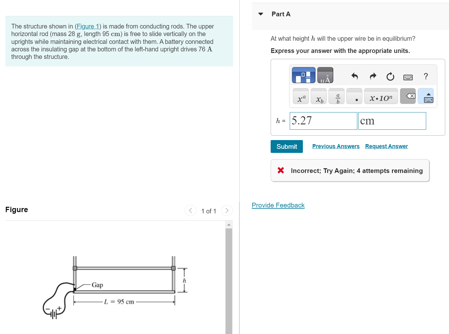 Solved The structure shown in (Figure 1) is made from | Chegg.com