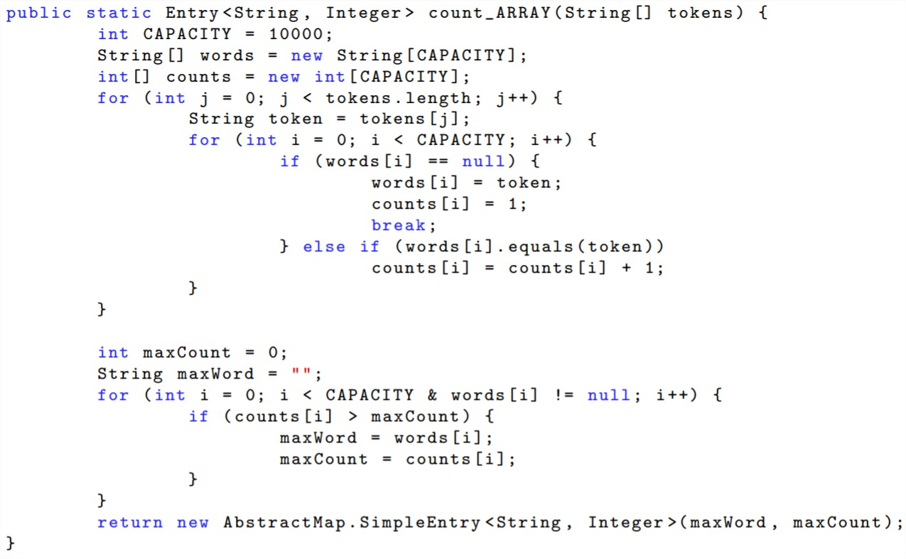 5.4 Improve count_ARRAY (2 marks) Although | Chegg.com