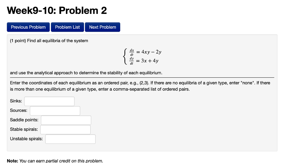 Solved Week9-10: Problem 2 Previous Problem Problem List | Chegg.com