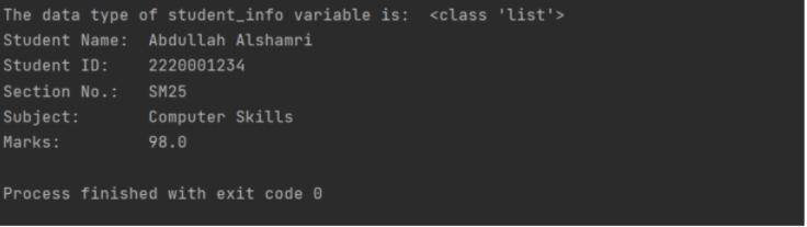 Solved Q2. Create a variable of list data type, which stores | Chegg.com