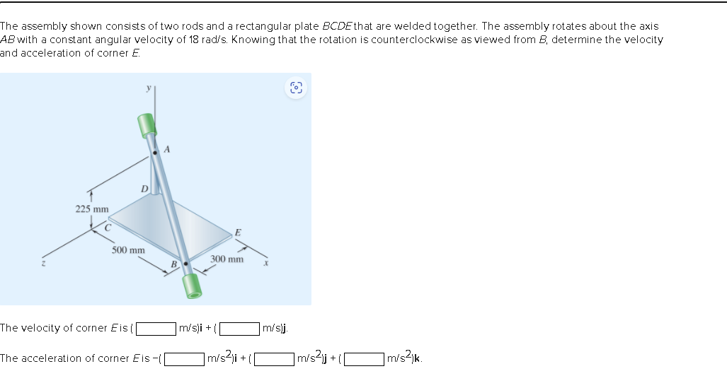 Solved The assembly shown consists of two rods and a | Chegg.com