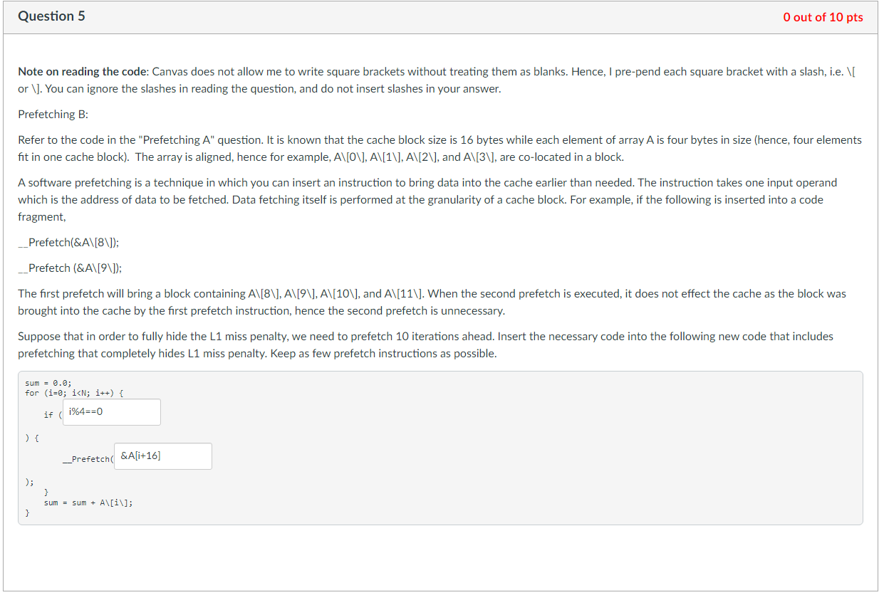 Solved Note on reading the code: Canvas does not allow me to | Chegg.com