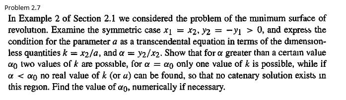 in example 2 of section 2,1 we considered the problem | Chegg.com