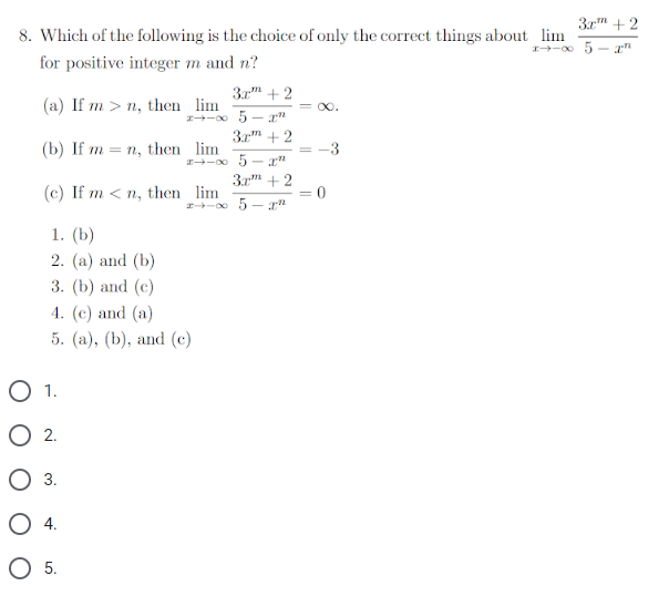 Solved Which of ﻿the following is ﻿the choice of ﻿only the | Chegg.com