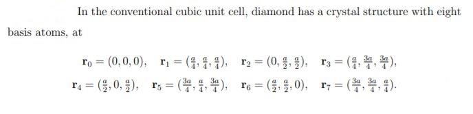Solved In the conventional cubic unit cell, diamond has a | Chegg.com