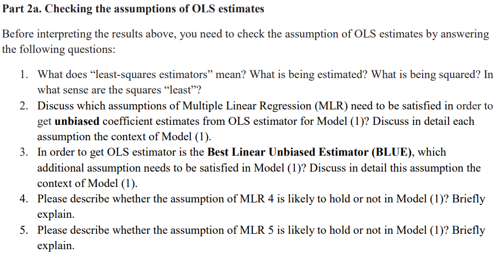 Solved PART 2: Analysing the data In order to build your | Chegg.com