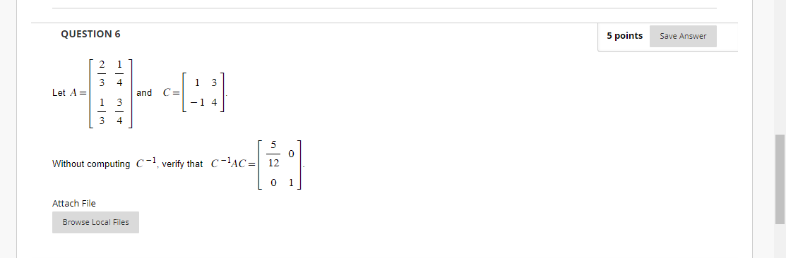 Solved Let A=[32314143] and C=[1−134]. Without computing | Chegg.com