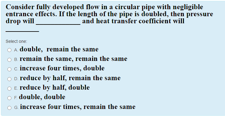 Solved Consider fully developed flow in a circular pipe with | Chegg.com