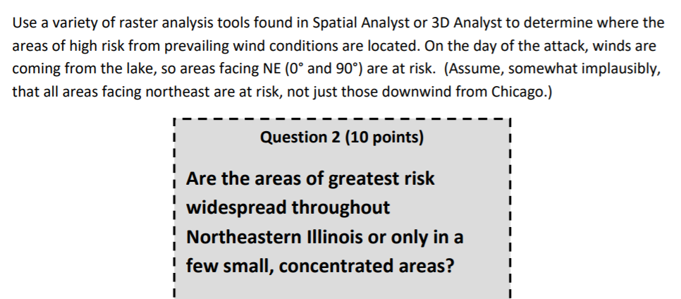 Use a variety of raster analysis tools found in | Chegg.com