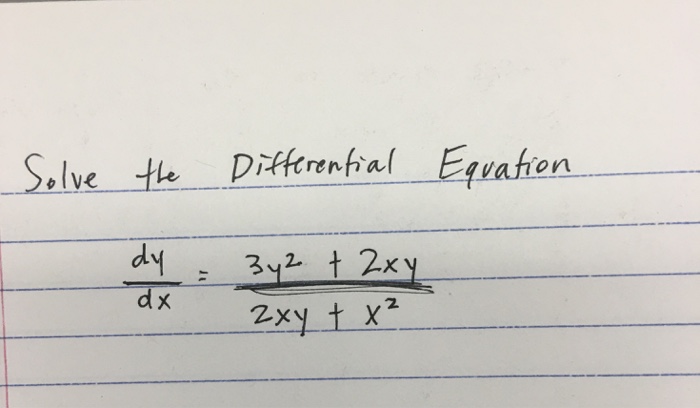 Solved Solve the differential equation dy/dx = 3y^2 + | Chegg.com