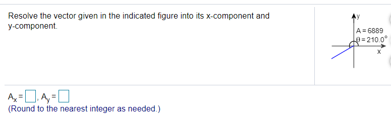 Solved Resolve the vector given in the indicated figure into | Chegg.com