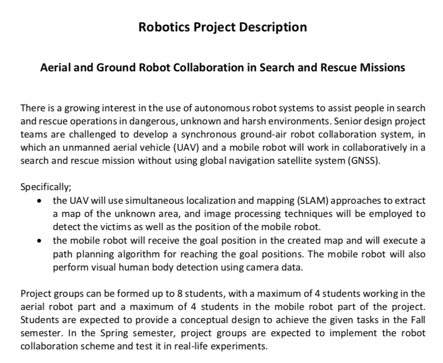 I need a proposal for a mobile robot project that | Chegg.com