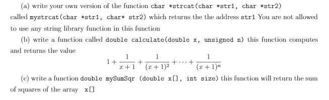 Solved (a) write your own version of the function char | Chegg.com