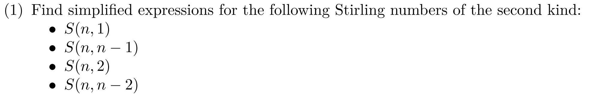 Solved 1) Find simplified expressions for the following | Chegg.com