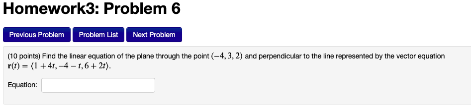 Solved Homework3 Problem 6 Previous Problem Problem List 
