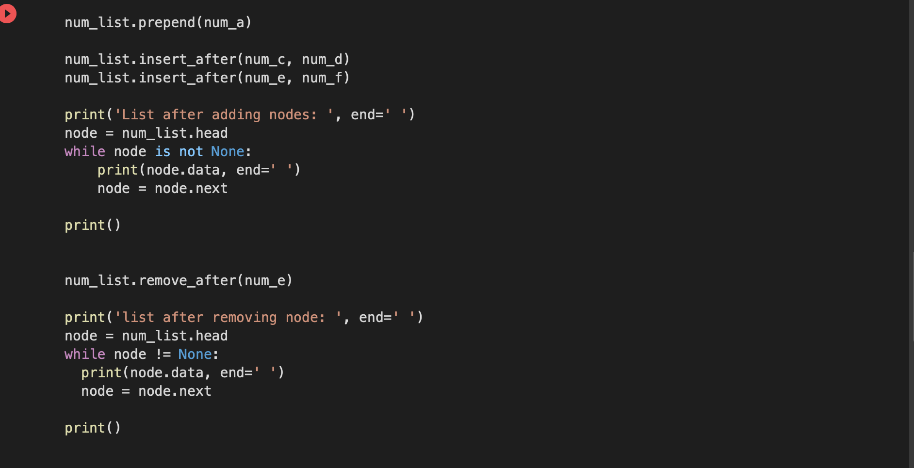 Solved this code doesn't run please fix the code and make | Chegg.com