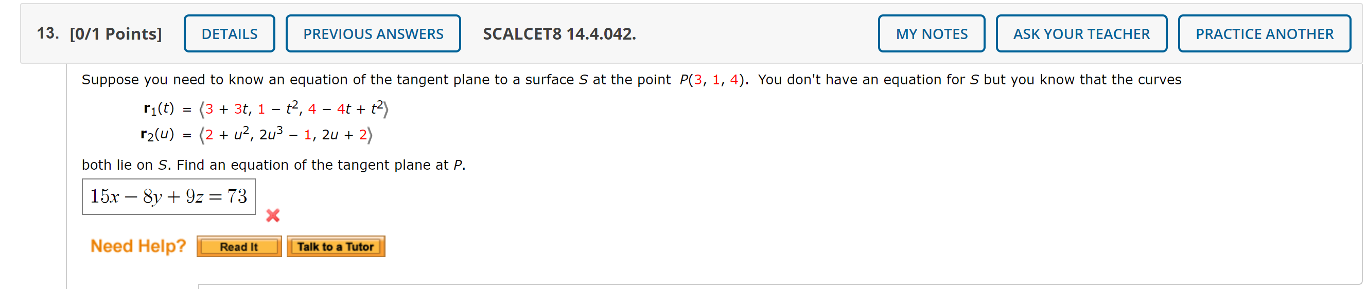 Solved 13. [0/1 Points] DETAILS PREVIOUS ANSWERS SCALCET8 | Chegg.com