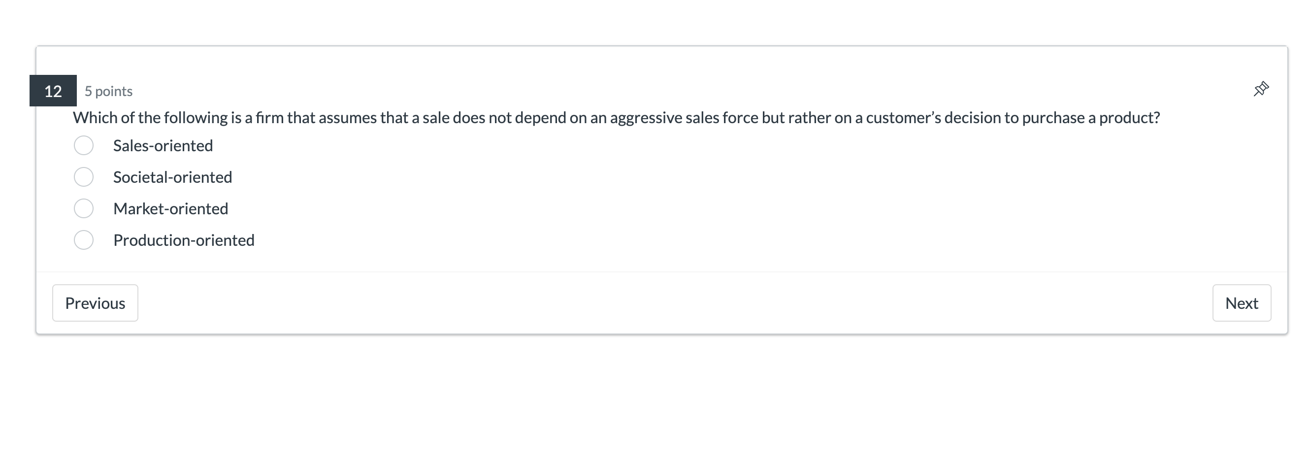 Solved 5 ﻿pointsWhich of the following is a firm that | Chegg.com
