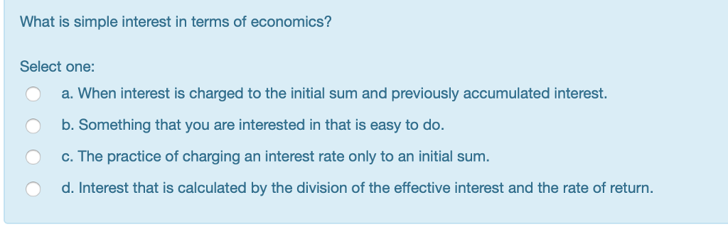 Interest In Something