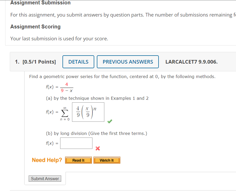 Solved Assignment Submission For this assignment, you submit | Chegg.com