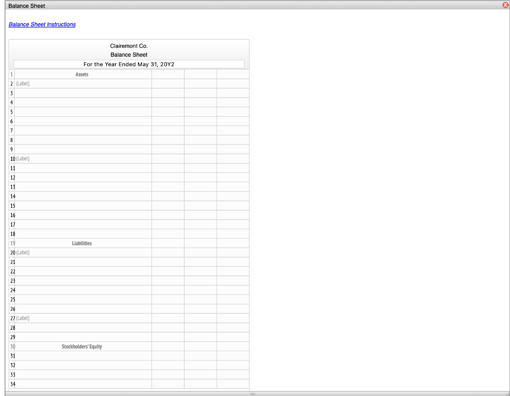 Solved Instructions Labels and Amount Descriptions The | Chegg.com