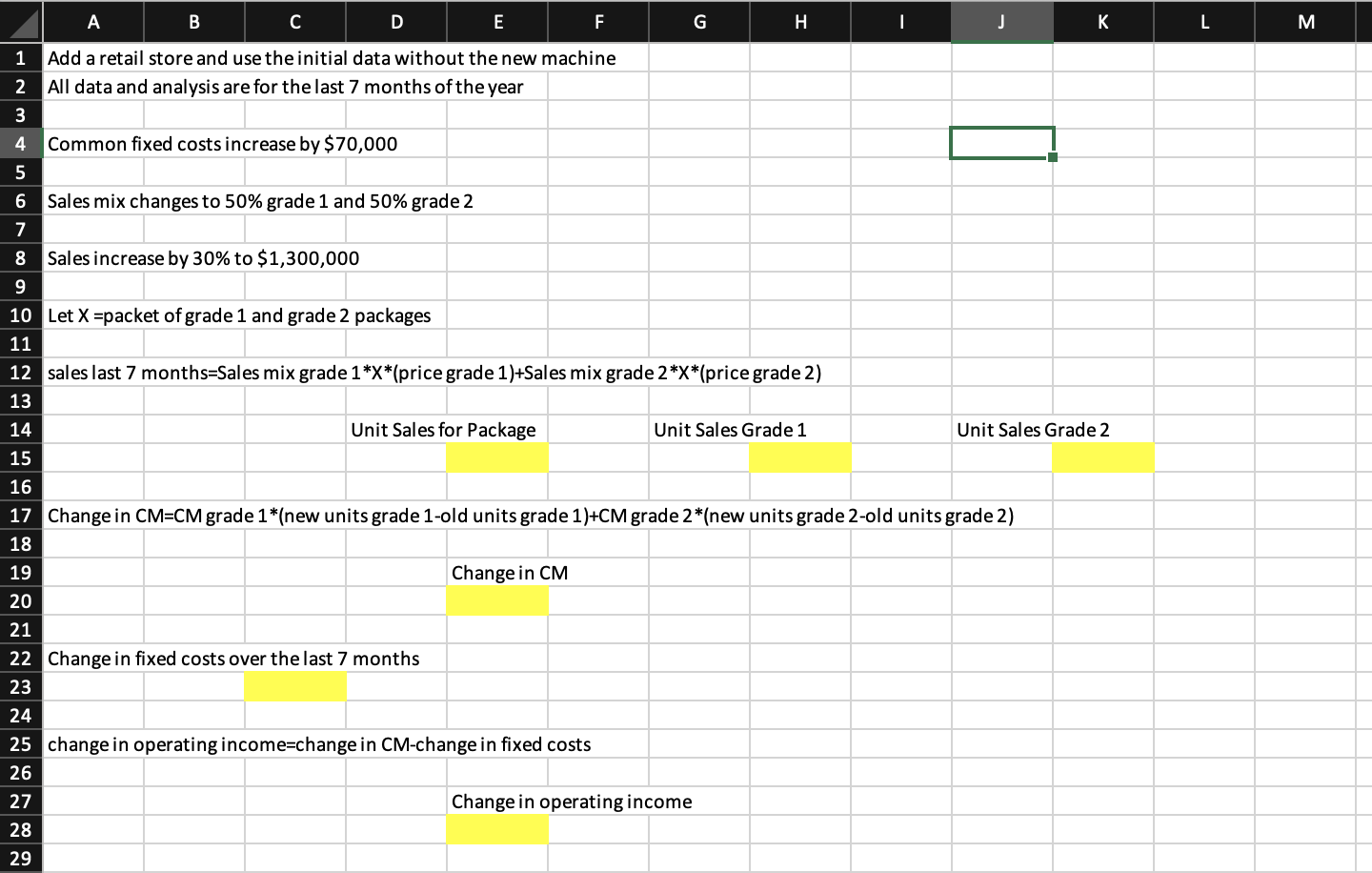 Cost-Volume-Profit with Multiple Products, Sales Mix | Chegg.com