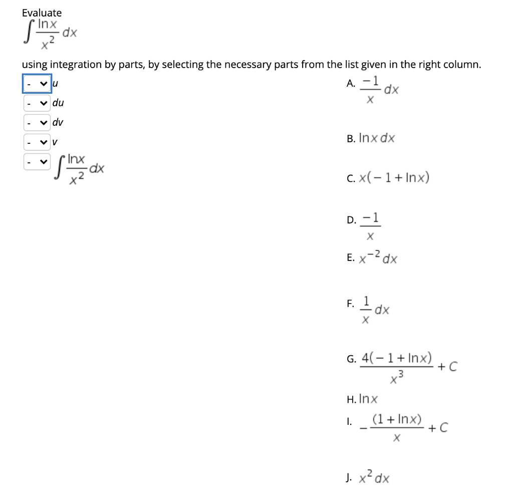Solved Sinx dx Evaluate Inx x2 using integration by parts, | Chegg.com