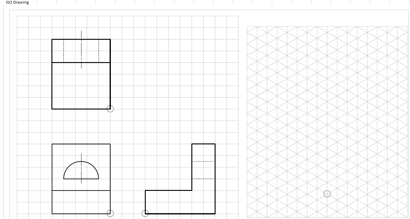 Orthographic Grid Paper