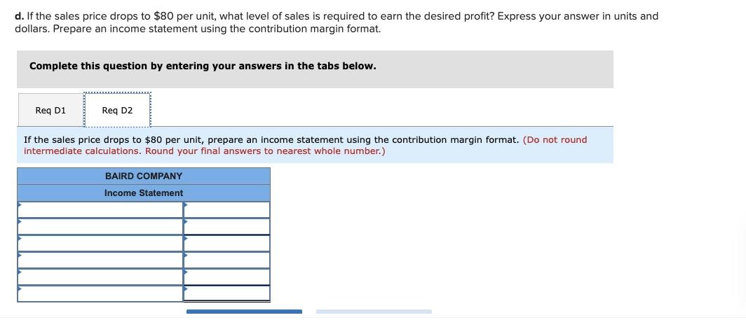 Solved Problem 3-23A (Algo) Comprehensive CVP analysis LO | Chegg.com