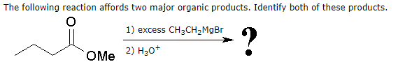 Solved The following reaction affords two major organic | Chegg.com