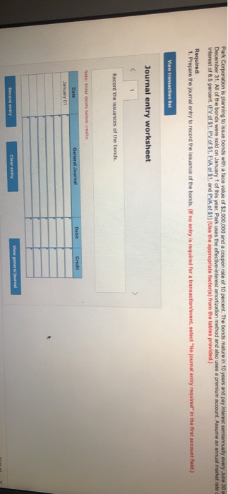 Solved FVA of $1, and PVA of $1) (Use the appropriate | Chegg.com