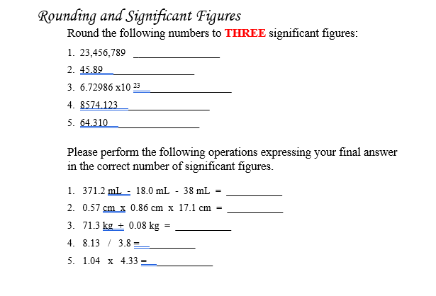 Solved Significant Figures Determine how many significant | Chegg.com