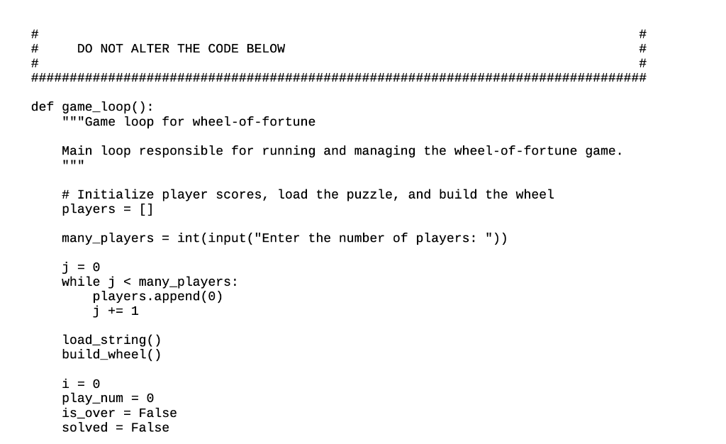 Solved those of you unfamiliar with this game, Wheel of | Chegg.com