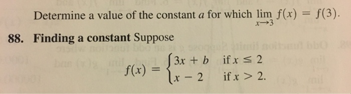 Solved Determine a value of the constant a for which lim | Chegg.com