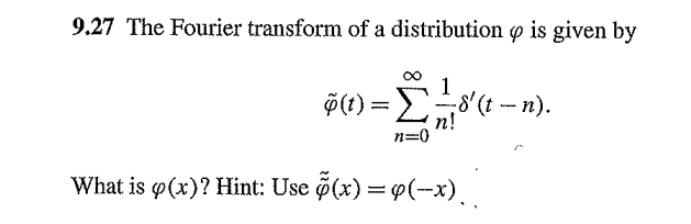 Solved 9.27 The Fourier transform of a distribution p is | Chegg.com