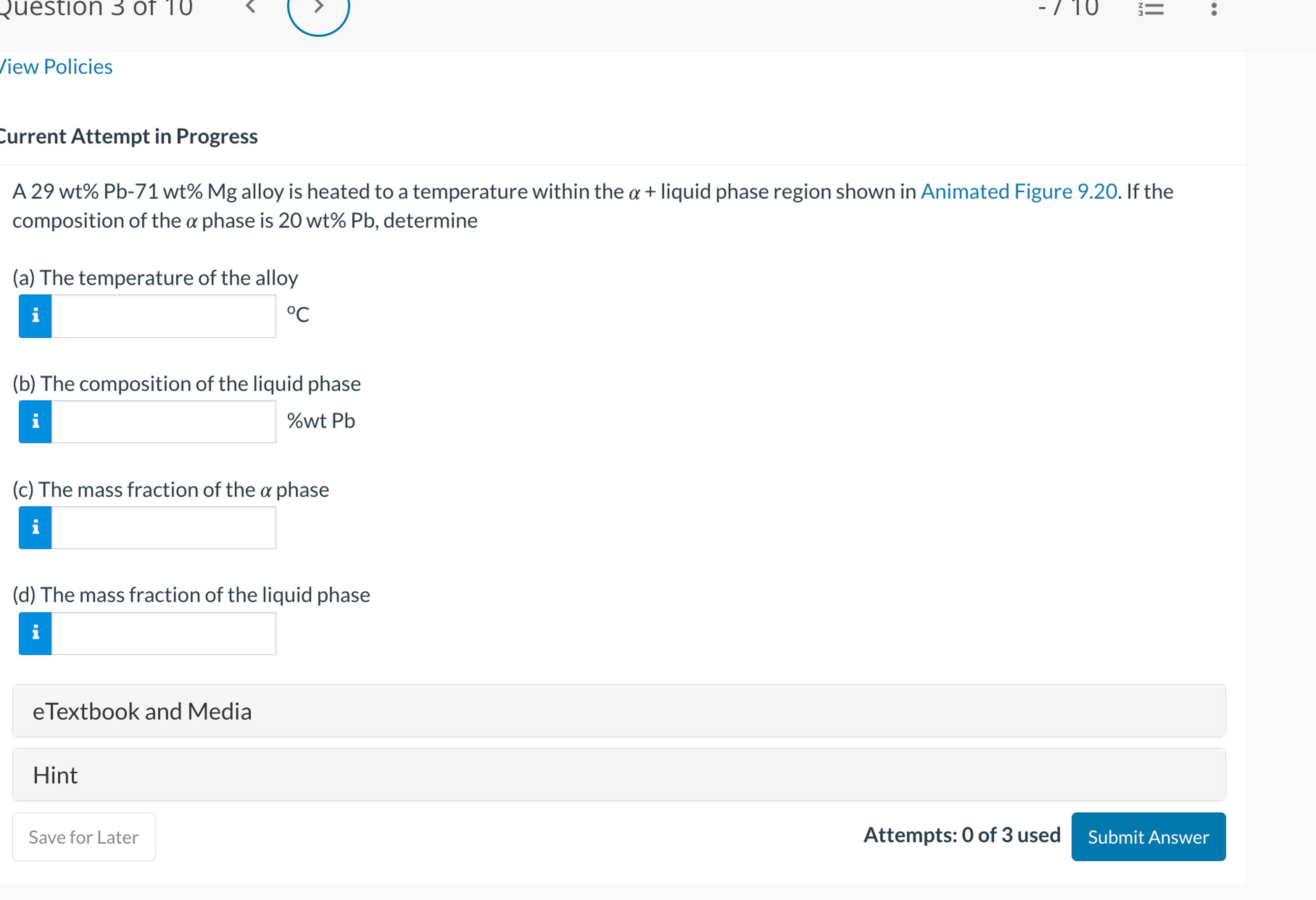 Solved /iew PoliciesCurrent Attempt in ProgressA | Chegg.com