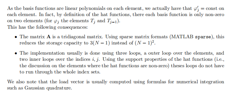 Implement the 1D finite element method to approximate | Chegg.com