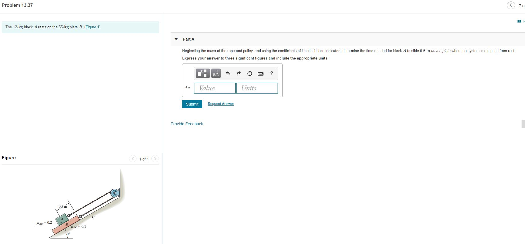 Solved Problem 13.22 The 60-kg block A is released from | Chegg.com